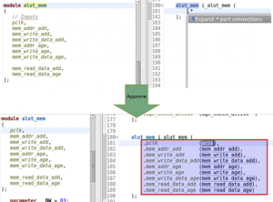 Automated refactoring of design and verification code