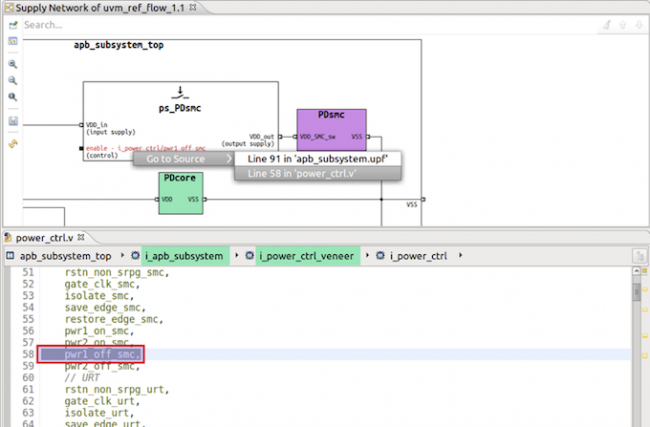 How to use an IDE to maintain your definition for power intent